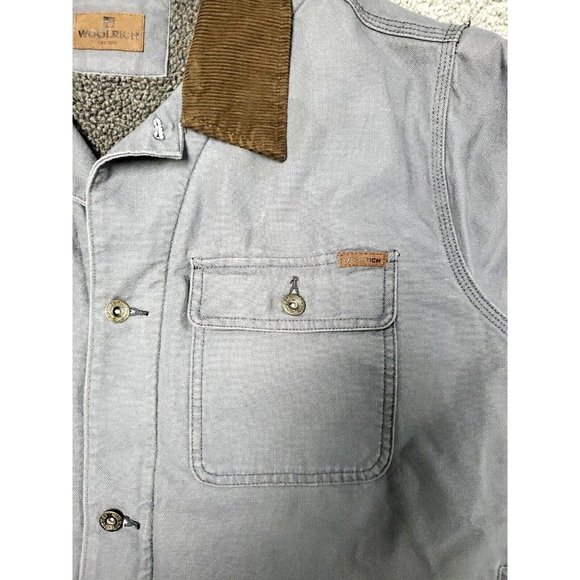 Woolrich | Jackets & Coats | Woolrich Canvas Sherpa Jacket Mens Xl Barn ...